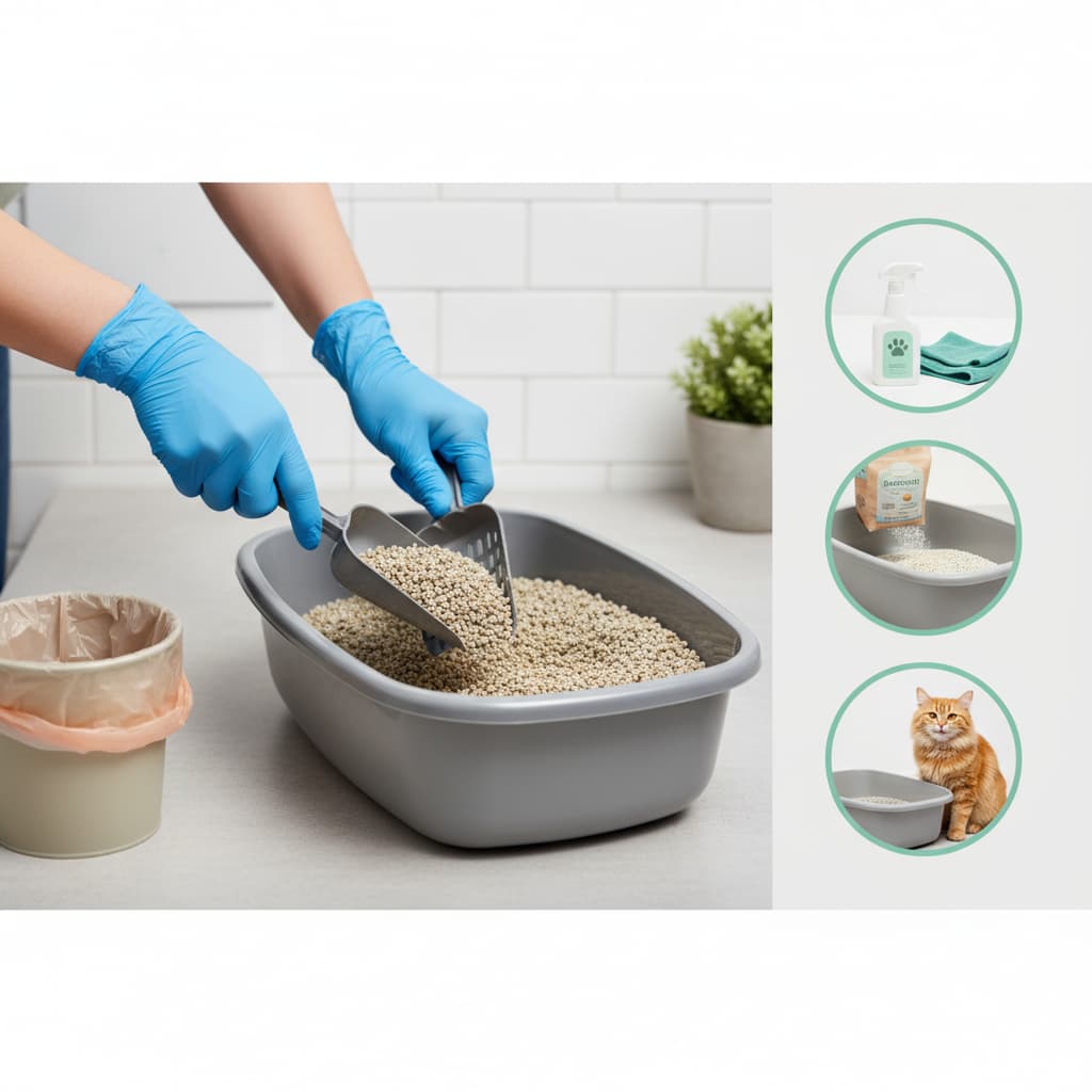 A Step-by-Step Guide to Efficiently Clean Cat Litter Box
